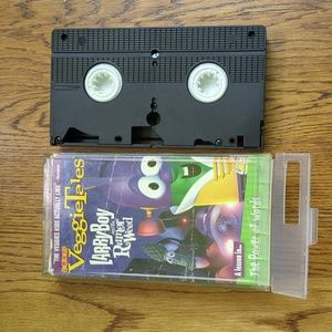 Other | Set Of 3 Vintage Veggietales Dvd Cd And Vhs Tape Childrens ...
